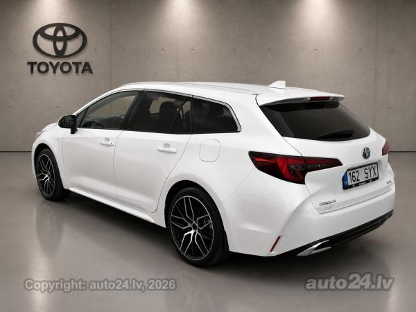 White Toyota Corolla 2026 in Tallinn, with an engine capacity of 1.80 L and mileage of 2 thousand km for 32990 €, photo 5 on AUTOMOTO.COM.LV