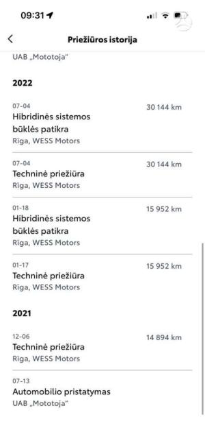 Dzeltens Toyota Corolla 2021 Viļņa, ar dzinēja tilpumu 1.80 L un nobraukumu 107 tūkst. km par 16950 €, foto 26 vietnē AUTOMOTO.COM.LV