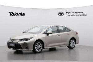 Dzeltens Toyota Corolla 2021 Viļņa, ar dzinēja tilpumu 1.49 L un nobraukumu 65 tūkst. km par 16900 €, foto  vietnē AUTOMOTO.COM.LV