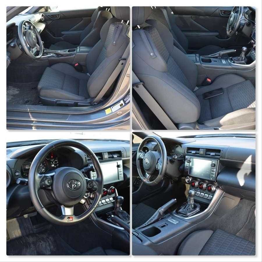Grey Toyota GR86 2023 in Vilnius, with an engine capacity of 2.40 L and mileage of 18 thousand km for 26000 €, photo 28 on AUTOMOTO.COM.LV
