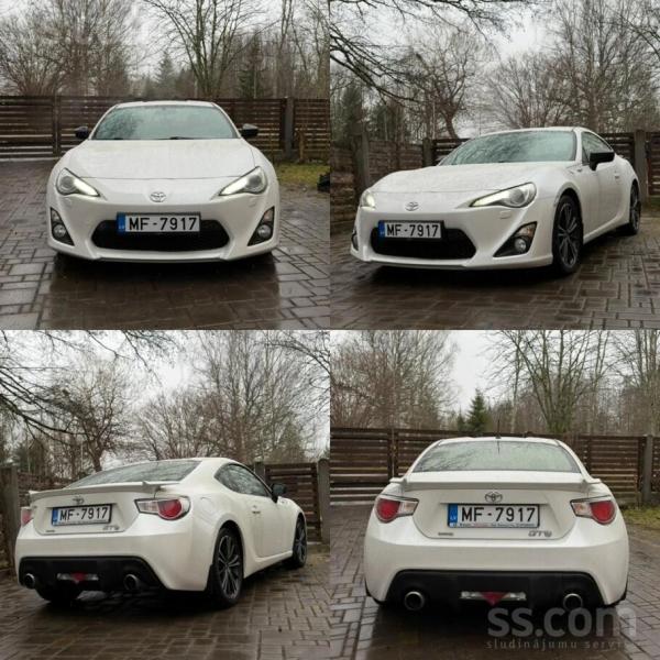 Balts Toyota gt-86 2012 Jelgava, ar dzinēja tilpumu 2.00 L un nobraukumu 212 tūkst. km par 12000 €, foto 2 vietnē AUTOMOTO.COM.LV
