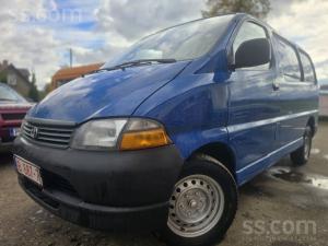 Blue Toyota Hiace 2002 in Daugavpils, with an engine capacity of 2.50 L and mileage of 0 thousand km for 3200 €, photo 1 on AUTOMOTO.COM.LV