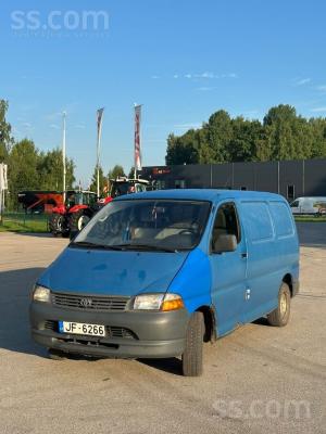 Zils Toyota Hiace 2002 Jelgava, ar dzinēja tilpumu 2.50 L un nobraukumu 389 tūkst. km par 4200 €, foto  vietnē AUTOMOTO.COM.LV