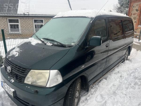 Zaļš Toyota Hiace 2007 Talsi, ar dzinēja tilpumu 2.50 L un nobraukumu 274 tūkst. km par 6500 €, foto 2 vietnē AUTOMOTO.COM.LV