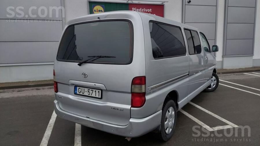 Toyota Hiace 2007 in Riga, with an engine capacity of 2.50 L and mileage of 241 thousand km for 8800 €, photo 5 on AUTOMOTO.COM.LV