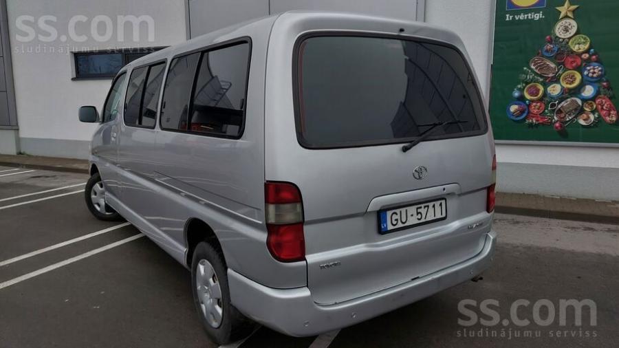 Toyota Hiace 2007 in Riga, with an engine capacity of 2.50 L and mileage of 241 thousand km for 8800 €, photo 6 on AUTOMOTO.COM.LV