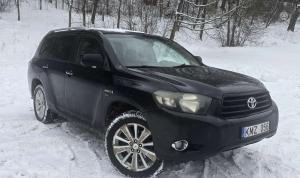 Black Toyota Highlander 2008 in Vilnius, with an engine capacity of 3.31 L and mileage of 220 thousand km for 4600 €, photo 3 on AUTOMOTO.COM.LV