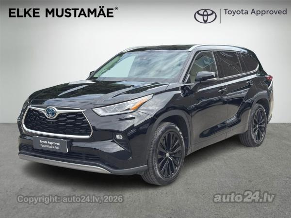 Melns Toyota Highlander 2023 Tallina, ar dzinēja tilpumu 2.49 L un nobraukumu 90 tūkst. km par 49995 €, foto 1 vietnē AUTOMOTO.COM.LV