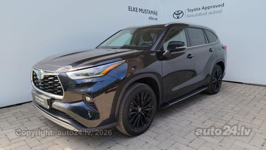 Melns Toyota Highlander 2024 Tallina, ar dzinēja tilpumu 2.49 L un nobraukumu 48 tūkst. km par 55995 €, foto 1 vietnē AUTOMOTO.COM.LV