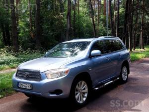 Zils Toyota Highlander 2008 Rīga, ar dzinēja tilpumu 3.30 L un nobraukumu 200 tūkst. km par 5990 €, foto  vietnē AUTOMOTO.COM.LV