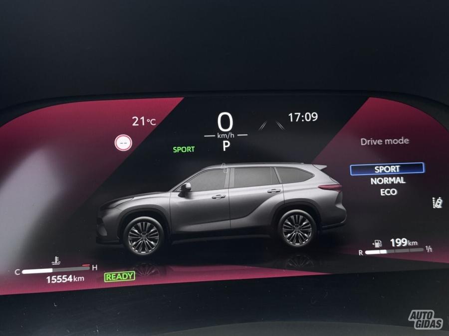 Zils Toyota Highlander 2023 Avižieniai, ar dzinēja tilpumu 2.50 L un nobraukumu 16 tūkst. km par 49950 €, foto 17 vietnē AUTOMOTO.COM.LV