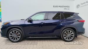 Blue Toyota Highlander 2023 in Tallinn, with an engine capacity of 2.49 L and mileage of 74 thousand km for 50995 €, photo 4 on AUTOMOTO.COM.LV