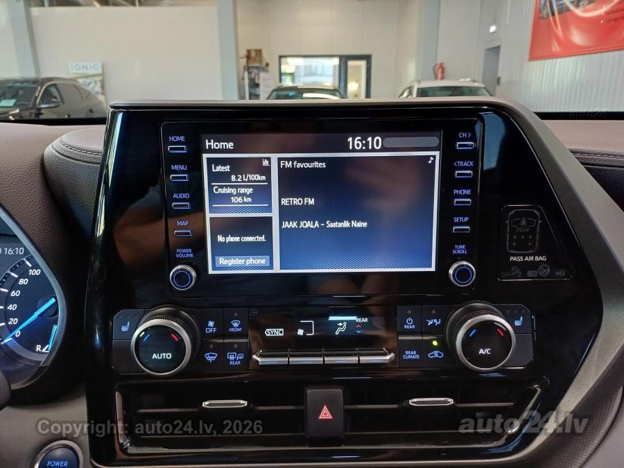 Brūns Toyota Highlander 2021 Tallina, ar dzinēja tilpumu 2.50 L un nobraukumu 126 tūkst. km par 35900 €, foto 15 vietnē AUTOMOTO.COM.LV