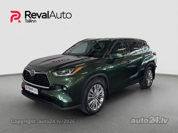 Zaļš Toyota Highlander 2023 Tallina, ar dzinēja tilpumu 2.50 L un nobraukumu 47 tūkst. km par 51900 €, foto 1 vietnē AUTOMOTO.COM.LV