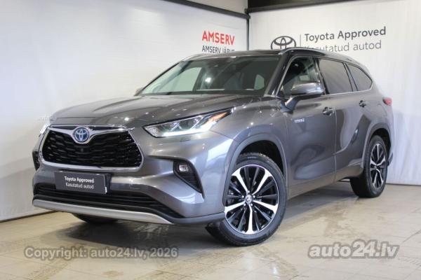 Pelēks Toyota Highlander 2021 Tallina, ar dzinēja tilpumu 2.50 L un nobraukumu 106 tūkst. km par 39990 €, foto 1 vietnē AUTOMOTO.COM.LV