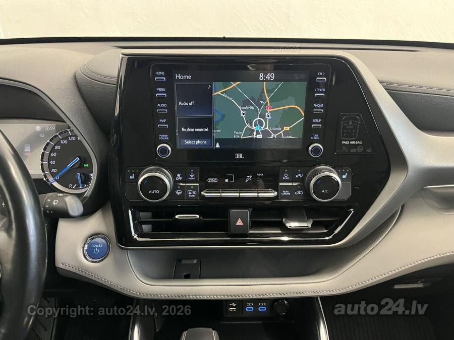 Pelēks Toyota Highlander 2022 Rakvere, ar dzinēja tilpumu 2.49 L un nobraukumu 120 tūkst. km par 39990 €, foto 16 vietnē AUTOMOTO.COM.LV