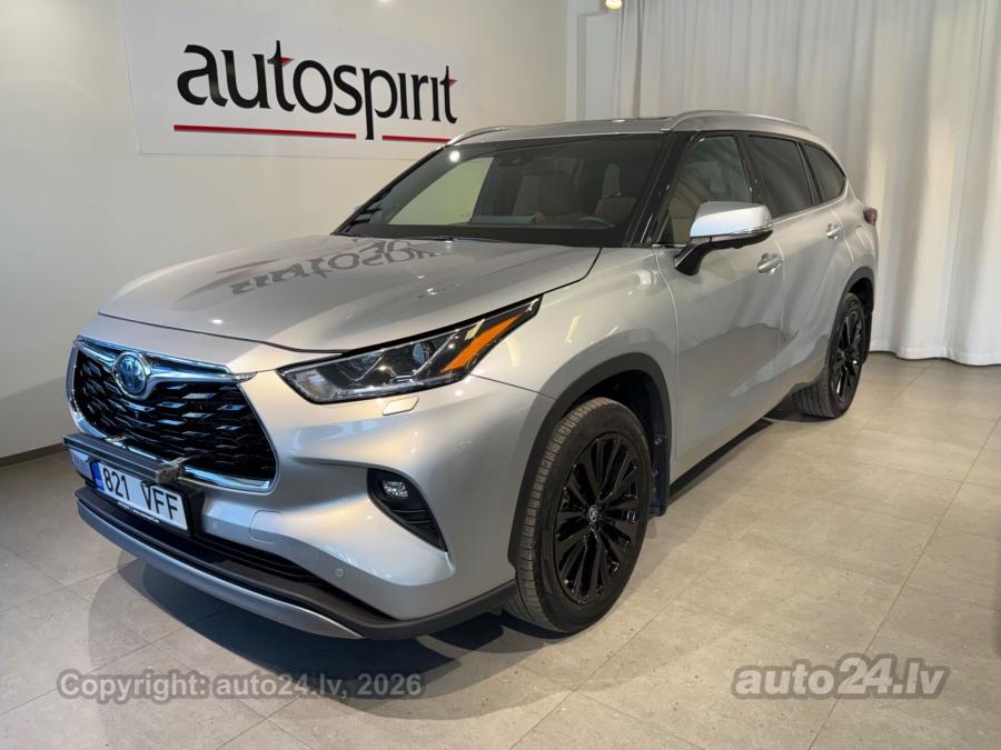 Pelēks Toyota Highlander 2024 Tallina, ar dzinēja tilpumu 2.50 L un nobraukumu 35 tūkst. km par 51900 €, foto 1 vietnē AUTOMOTO.COM.LV