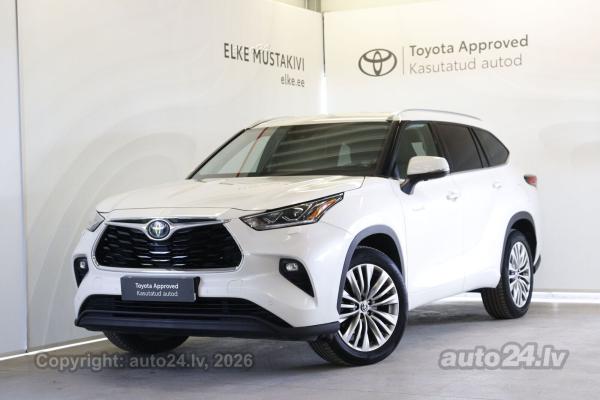 White Toyota Highlander 2021 in Tallinn, with an engine capacity of 2.49 L and mileage of 62 thousand km for 43000 €, photo 1 on AUTOMOTO.COM.LV