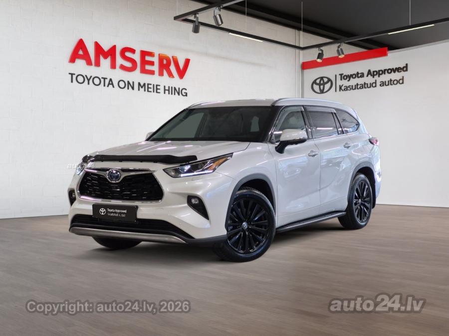Balts Toyota Highlander 2024 Tallina, ar dzinēja tilpumu 2.50 L un nobraukumu 133 tūkst. km par 44490 €, foto 1 vietnē AUTOMOTO.COM.LV