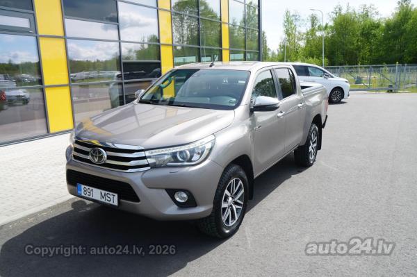 Beige Toyota Hilux 2019 in Tallinn, with an engine capacity of 2.40 L and mileage of 199 thousand km for 28990 €, photo 1 on AUTOMOTO.COM.LV