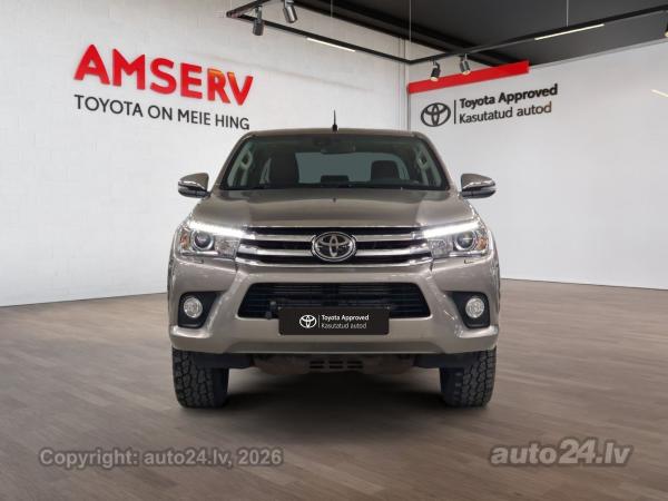 Beige Toyota Hilux 2019 in Tallinn, with an engine capacity of 2.40 L and mileage of 133 thousand km for 33990 €, photo 5 on AUTOMOTO.COM.LV