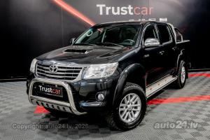 Melns Toyota Hilux 2014 Pērnava, ar dzinēja tilpumu 3.00 L un nobraukumu 238 tūkst. km par 22200 €, foto  vietnē AUTOMOTO.COM.LV