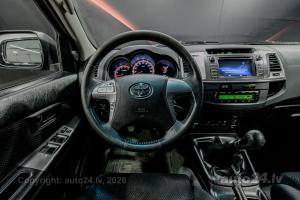 Black Toyota Hilux 2014 in Parnu, with an engine capacity of 3.00 L and mileage of 238 thousand km for 22200 €, photo 20 on AUTOMOTO.COM.LV