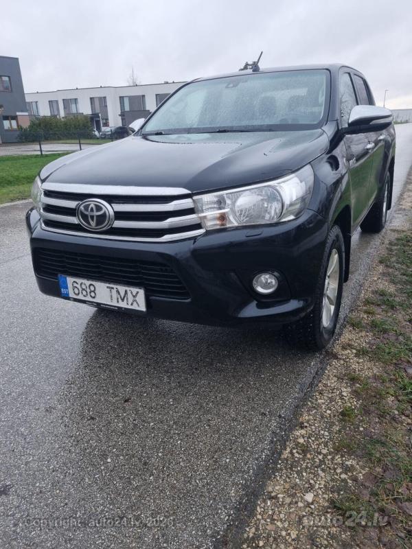 Melns Toyota Hilux 2017 Tallina, ar dzinēja tilpumu 2.40 L un nobraukumu 320 tūkst. km par 22400 €, foto 1 vietnē AUTOMOTO.COM.LV