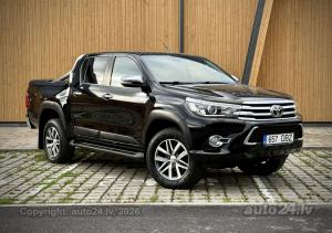 Black Toyota Hilux 2017 in Tallinn, with an engine capacity of 2.40 L and mileage of 142 thousand km for 32900 €, photo 1 on AUTOMOTO.COM.LV