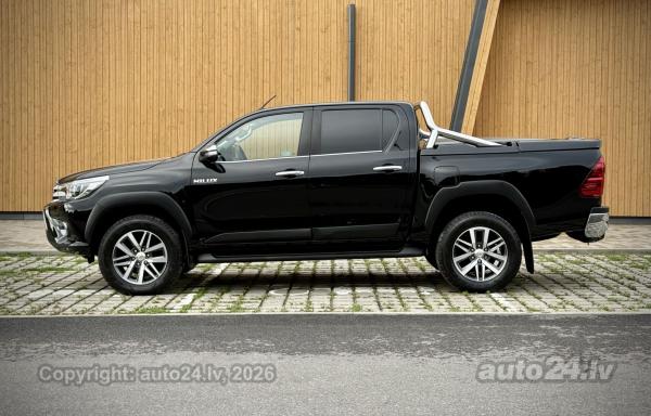 Black Toyota Hilux 2017 in Tallinn, with an engine capacity of 2.40 L and mileage of 142 thousand km for 32900 €, photo 6 on AUTOMOTO.COM.LV