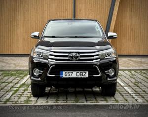 Black Toyota Hilux 2017 in Tallinn, with an engine capacity of 2.40 L and mileage of 142 thousand km for 32900 €, photo 8 on AUTOMOTO.COM.LV