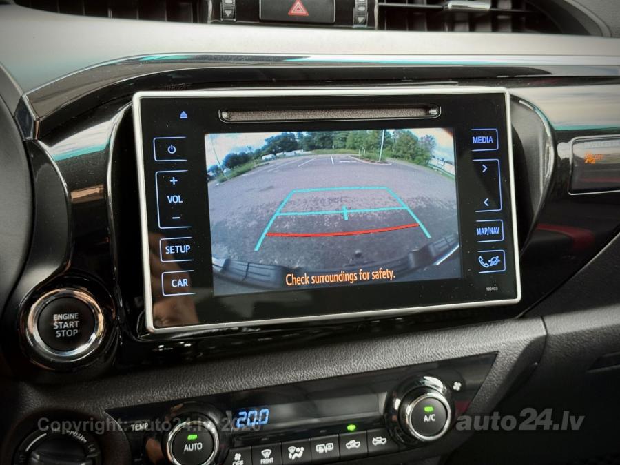 Black Toyota Hilux 2017 in Tallinn, with an engine capacity of 2.40 L and mileage of 142 thousand km for 32900 €, photo 22 on AUTOMOTO.COM.LV