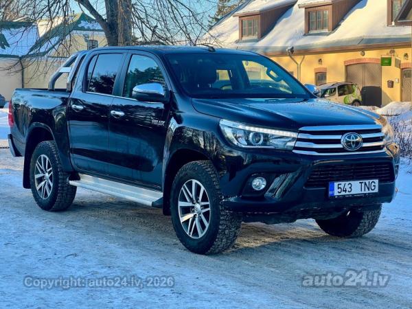 Black Toyota Hilux 2018 in Tallinn, with an engine capacity of 2.40 L and mileage of 128 thousand km for 36990 €, photo 1 on AUTOMOTO.COM.LV