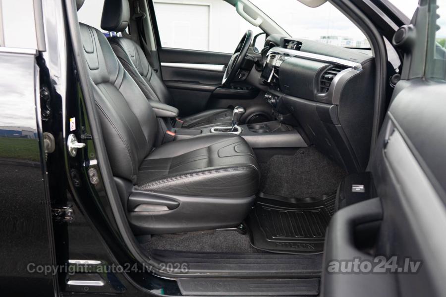 Black Toyota Hilux 2018 in Tartu, with an engine capacity of 2.40 L and mileage of 233 thousand km for 29760 €, photo 27 on AUTOMOTO.COM.LV