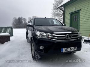 Melns Toyota Hilux 2019 Tallina, ar dzinēja tilpumu 2.40 L un nobraukumu 110 tūkst. km par 31500 €, foto  vietnē AUTOMOTO.COM.LV