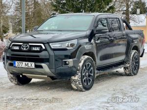 Melns Toyota Hilux 2023 Tallina, ar dzinēja tilpumu 2.80 L un nobraukumu 110 tūkst. km par 47900 €, foto  vietnē AUTOMOTO.COM.LV