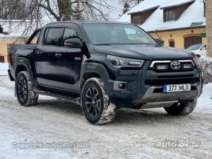 Black Toyota Hilux 2023 in Tallinn, with an engine capacity of 2.80 L and mileage of 110 thousand km for 47900 €, photo 2 on AUTOMOTO.COM.LV