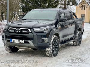 Black Toyota Hilux 2023 in Tallinn, with an engine capacity of 2.80 L and mileage of 110 thousand km for 47900 €, photo 10 on AUTOMOTO.COM.LV