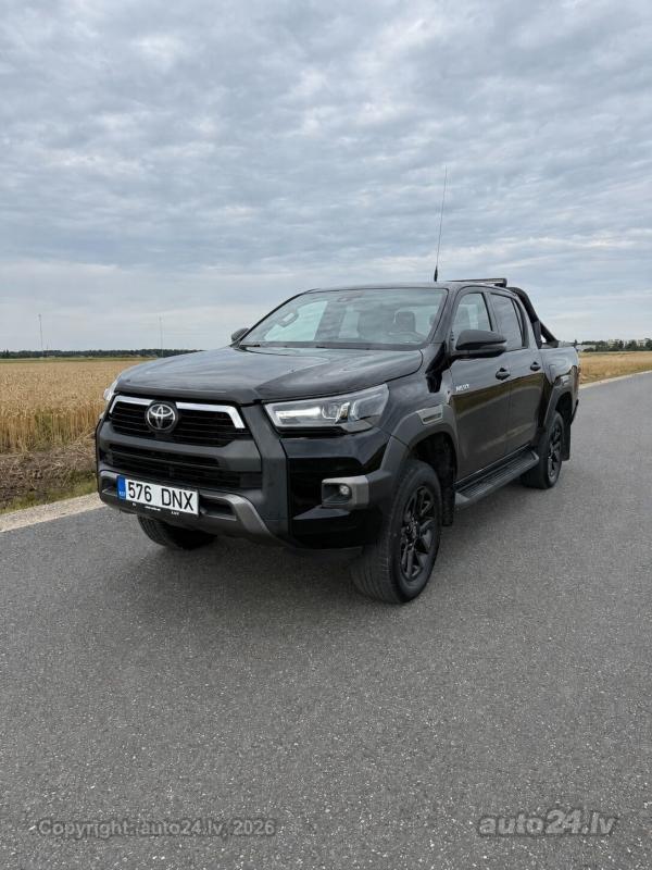 Melns Toyota Hilux 2023 Tallina, ar dzinēja tilpumu 2.80 L un nobraukumu 105 tūkst. km par 54000 €, foto 1 vietnē AUTOMOTO.COM.LV