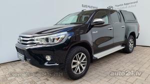 Melns Toyota Hilux 2018 Tallina, ar dzinēja tilpumu 2.39 L un nobraukumu 127 tūkst. km par 34995 €, foto  vietnē AUTOMOTO.COM.LV