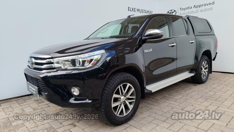 Melns Toyota Hilux 2018 Tallina, ar dzinēja tilpumu 2.39 L un nobraukumu 127 tūkst. km par 34995 €, foto 1 vietnē AUTOMOTO.COM.LV