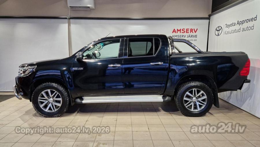 Melns Toyota Hilux 2019 Tallina, ar dzinēja tilpumu 2.40 L un nobraukumu 137 tūkst. km par 34990 €, foto 3 vietnē AUTOMOTO.COM.LV