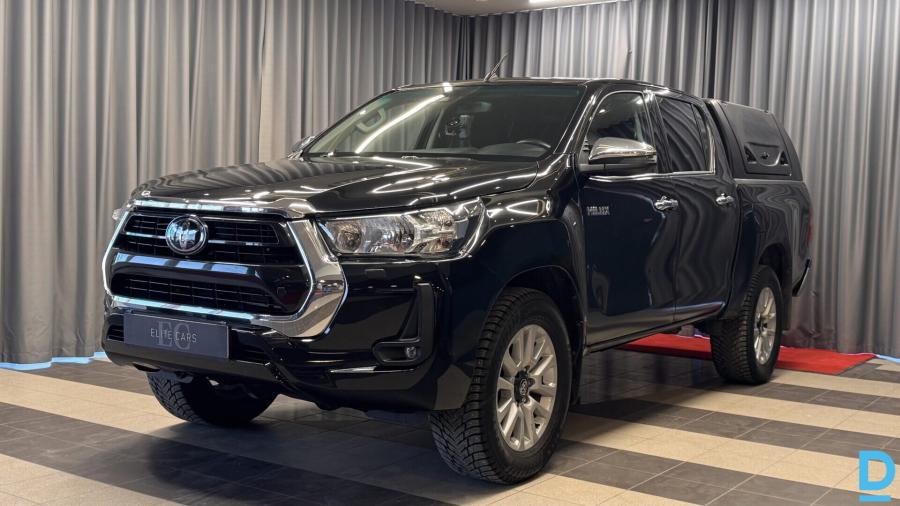 Black Toyota Hilux 2021 in Marupe, with an engine capacity of 2.80 L and mileage of 132 thousand km for 29990 €, photo 1 on AUTOMOTO.COM.LV