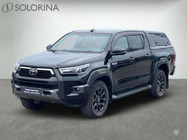 Black Toyota Hilux 2021 in Klaipeda, with an engine capacity of 2.76 L and mileage of 245 thousand km for 33000 €, photo 1 on AUTOMOTO.COM.LV
