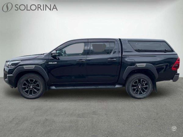 Black Toyota Hilux 2021 in Klaipeda, with an engine capacity of 2.76 L and mileage of 245 thousand km for 33000 €, photo 3 on AUTOMOTO.COM.LV