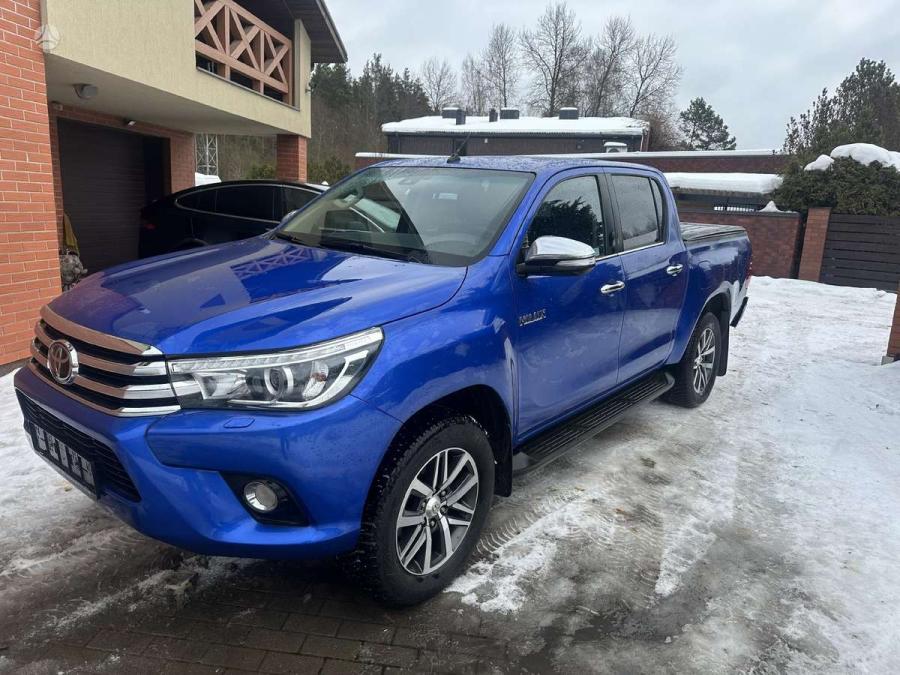 Zils Toyota Hilux 2017 Kauņa, ar dzinēja tilpumu 2.40 L un nobraukumu 187 tūkst. km par 20900 €, foto 1 vietnē AUTOMOTO.COM.LV