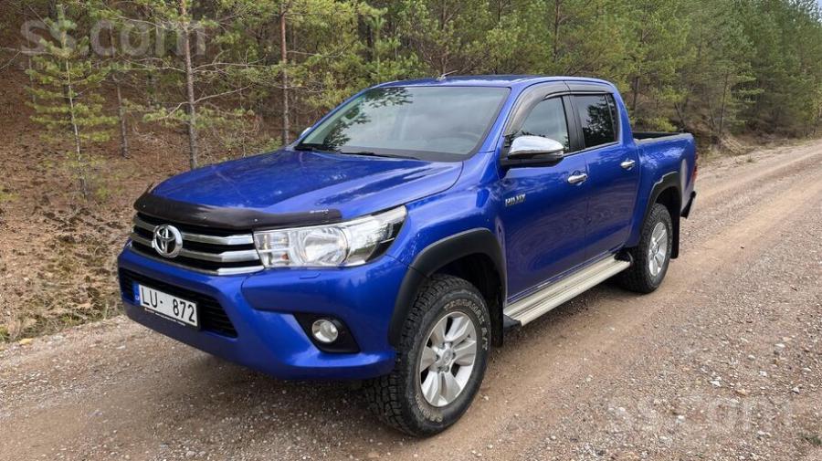 Zils Toyota Hilux 2019 Kuldīga, ar dzinēja tilpumu 2.40 L un nobraukumu 188 tūkst. km par 21500 €, foto 1 vietnē AUTOMOTO.COM.LV