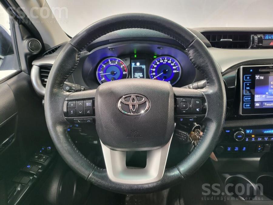 Zils Toyota Hilux 2020 Ventspils, ar dzinēja tilpumu 2.40 L un nobraukumu 138 tūkst. km par 25450 €, foto 11 vietnē AUTOMOTO.COM.LV