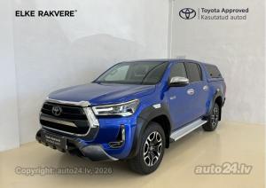 Синий Тойота Хайлюкс 2022 в Раквере, объемом двигателя 2.76 л и пробегом 85 тыс. км за 44990 €, фото 1 на AUTOMOTO.COM.LV