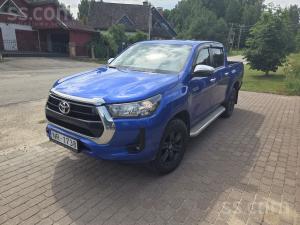 Zils Toyota Hilux 2023 Rīga, ar dzinēja tilpumu 2.40 L un nobraukumu 101 tūkst. km par 29950 €, foto  vietnē AUTOMOTO.COM.LV